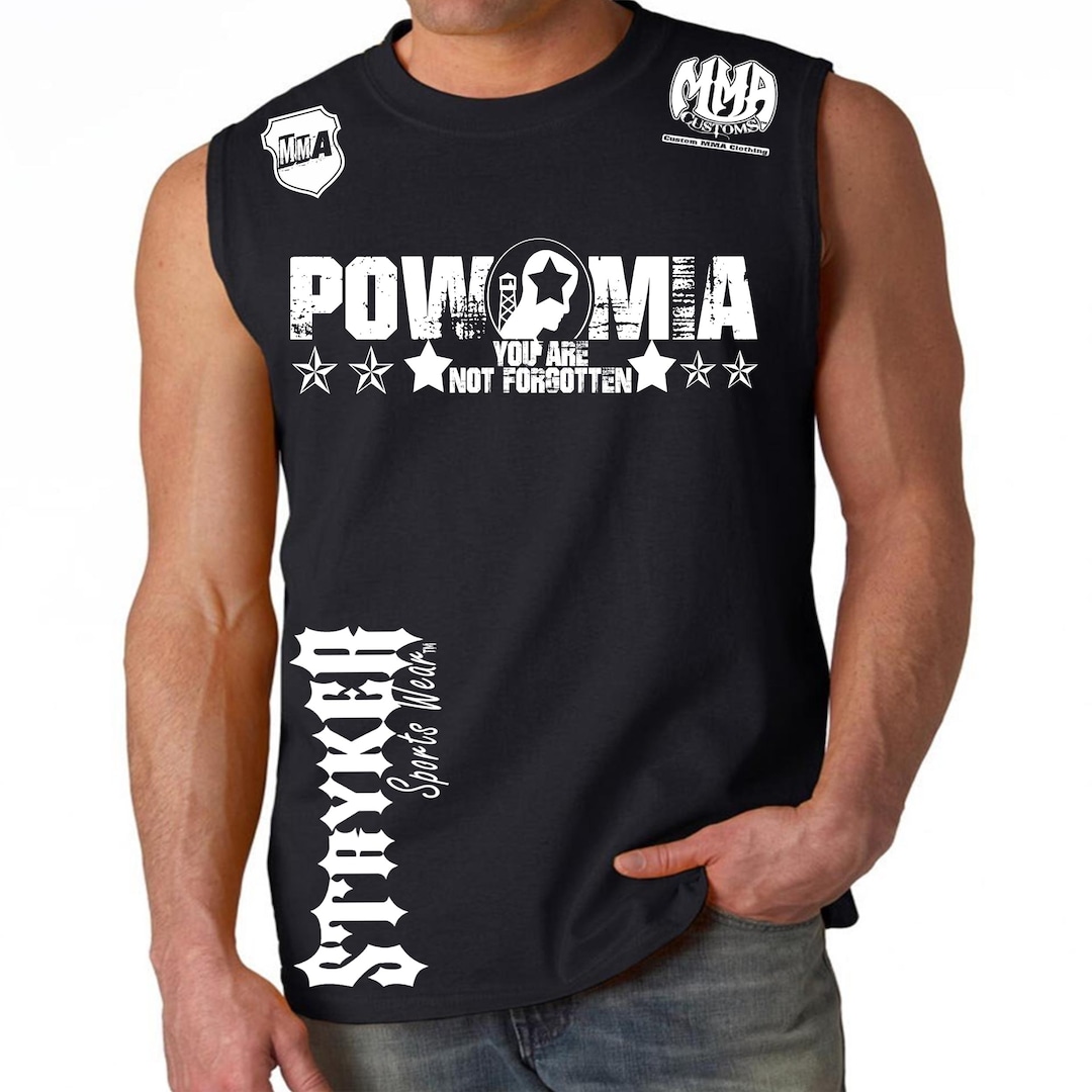 Pow Mia Military Army Navy Marines Airforce SFG Stryker Fight Gear MMA ...