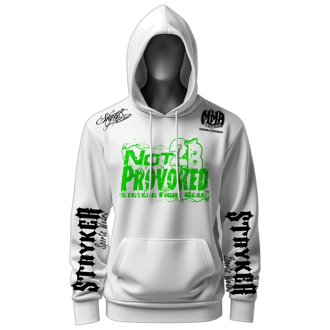 Not 2B Provoked Stryker Fight Gear MMA UFC Style Adult Pullover Hoodie ...