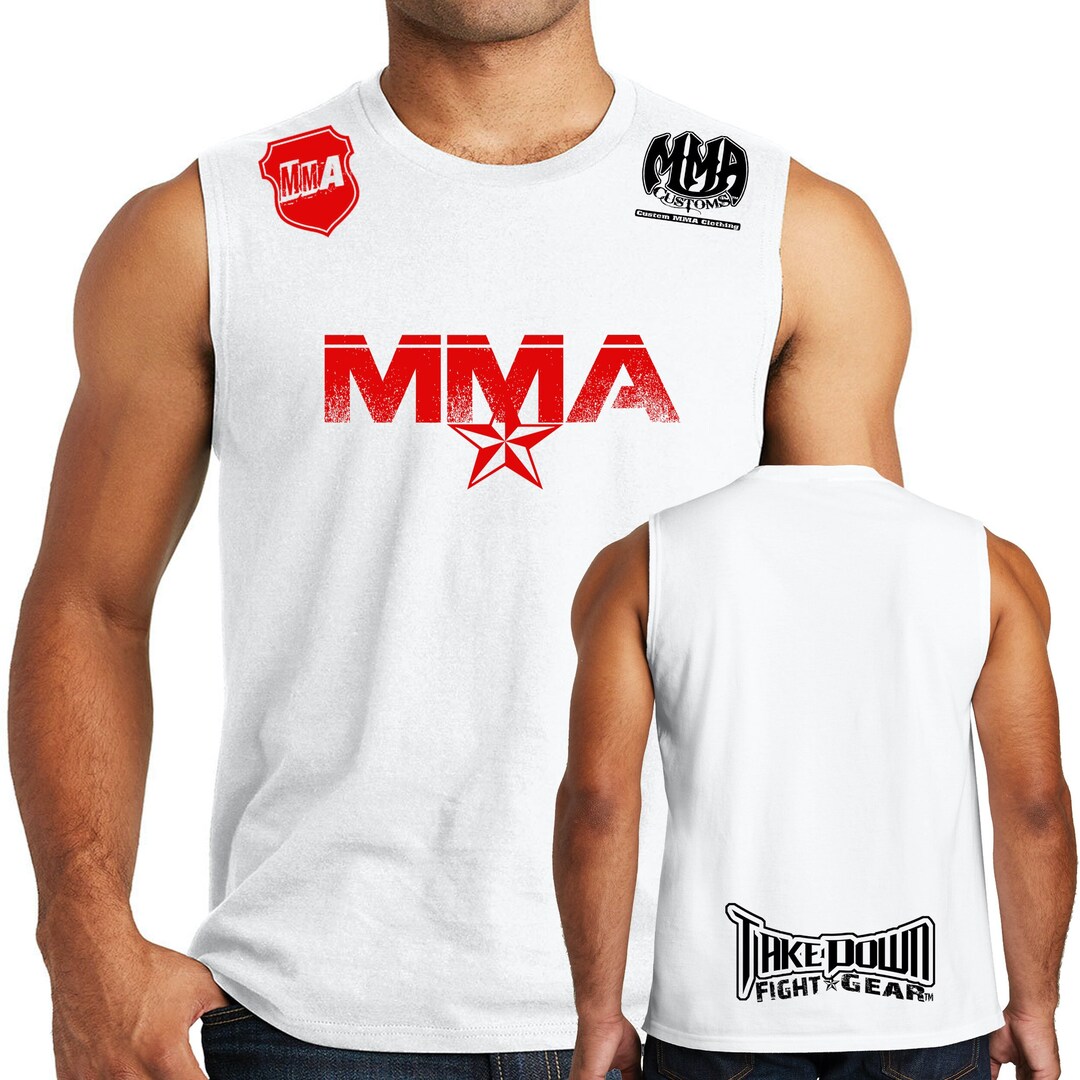 MMA Star Take Down Fight Gear Ufc Fighting Adult Sleeveless Muscle ...