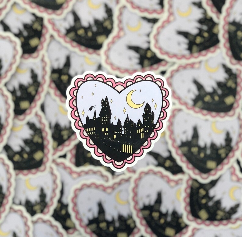 Dreamy Magical Castle Sticker - Etsy