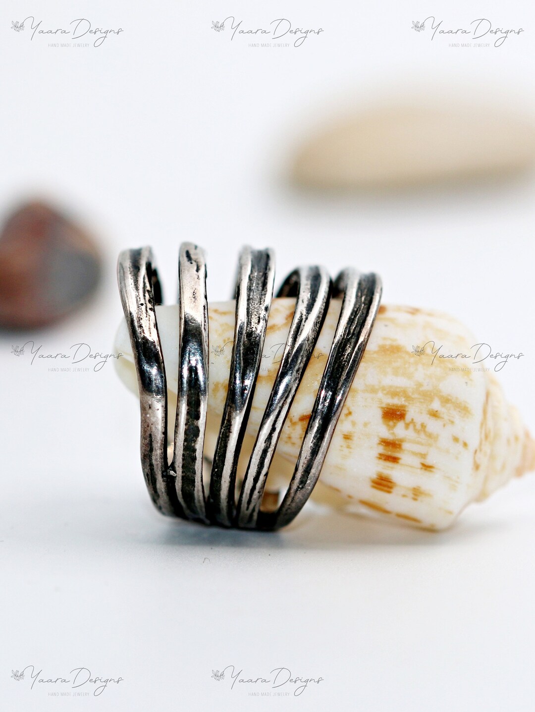 Sterling Silver Ring, Girls Statement Ring, Women Silver Ring, Chunky ...