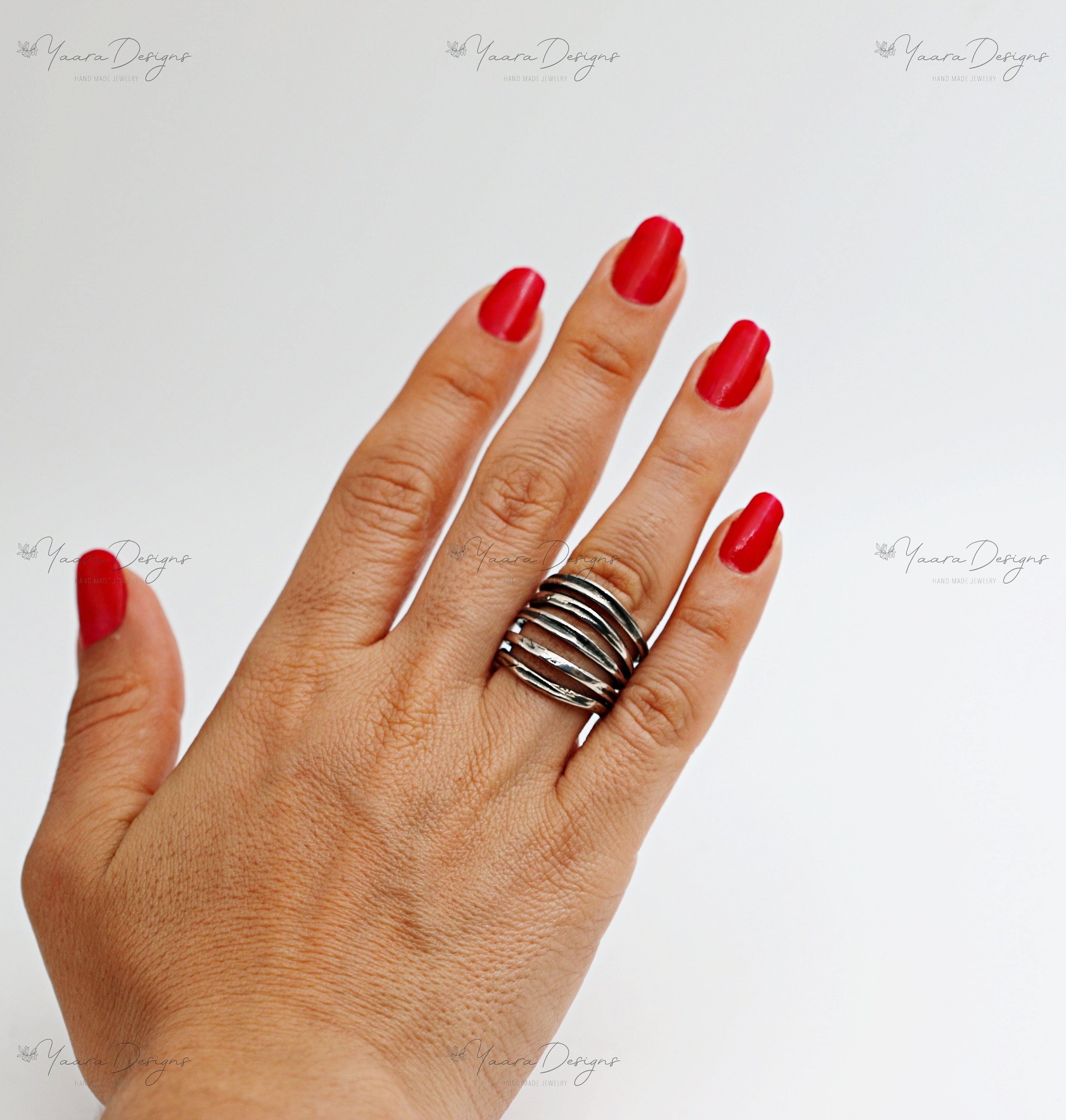 Sterling Silver Ring, Girls Statement Ring, Women Silver Ring, Chunky ...