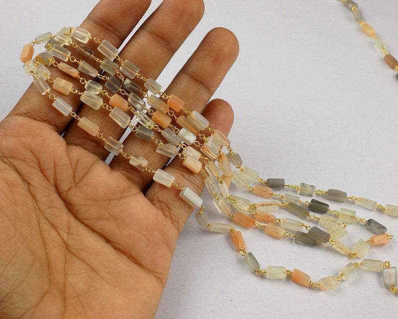 5 Feet 10 Feet Natural Multi Moonstone Rectangle Smooth 24k - Etsy