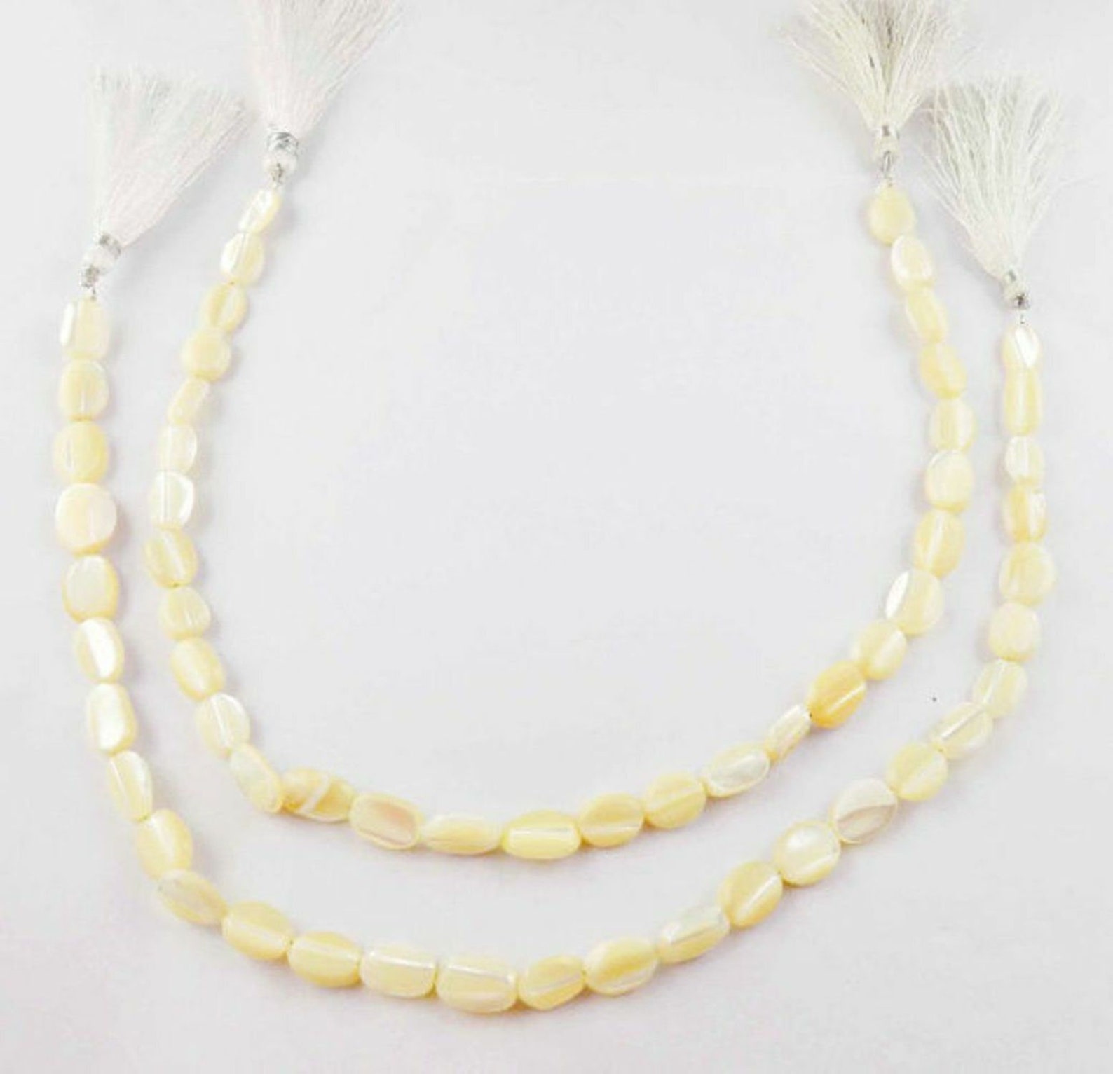 Natural Freshwater Pearl Uneven Oval Shape 8x10mm-9x13mm Tiny Beads 2 ...