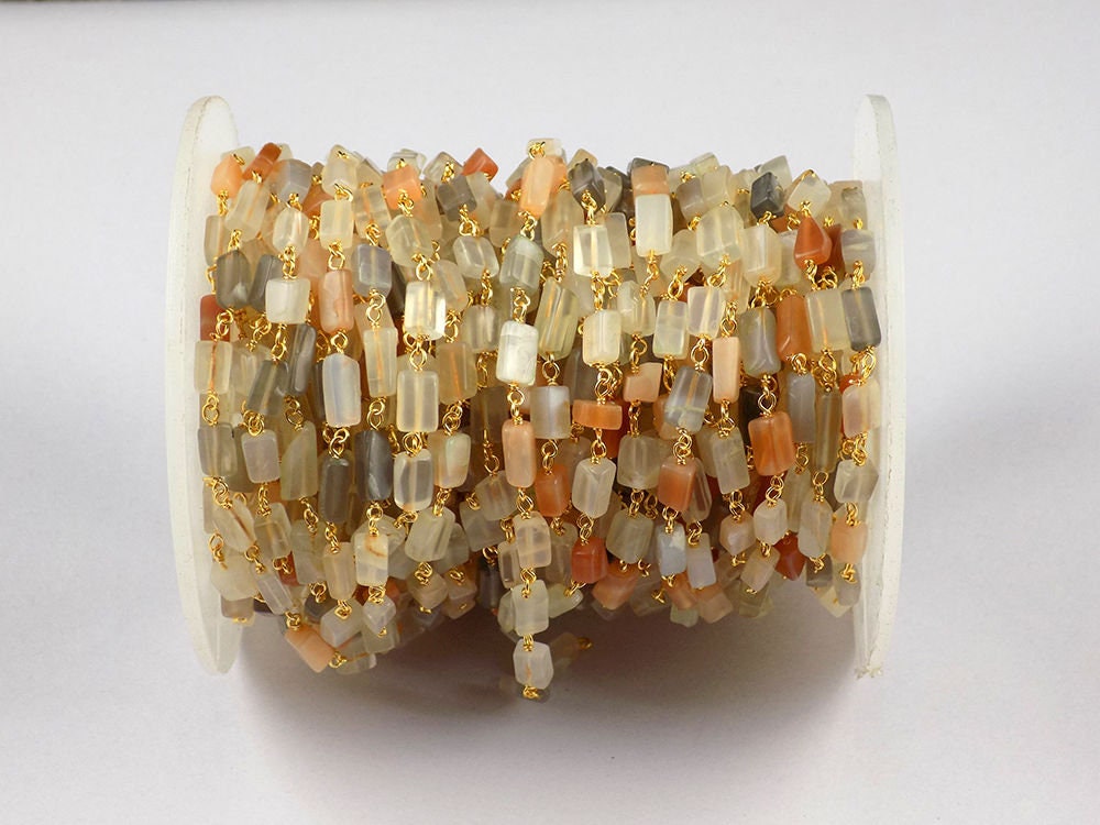 5 Feet 10 Feet Natural Multi Moonstone Rectangle Smooth 24k - Etsy