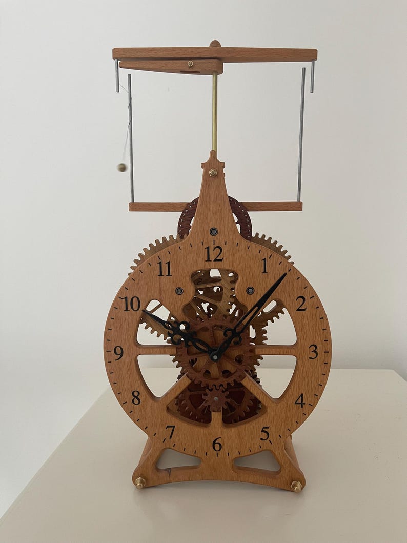 Ignatz Flying Pendulum Clock, Design Drawings for CNC Router, Digital ...