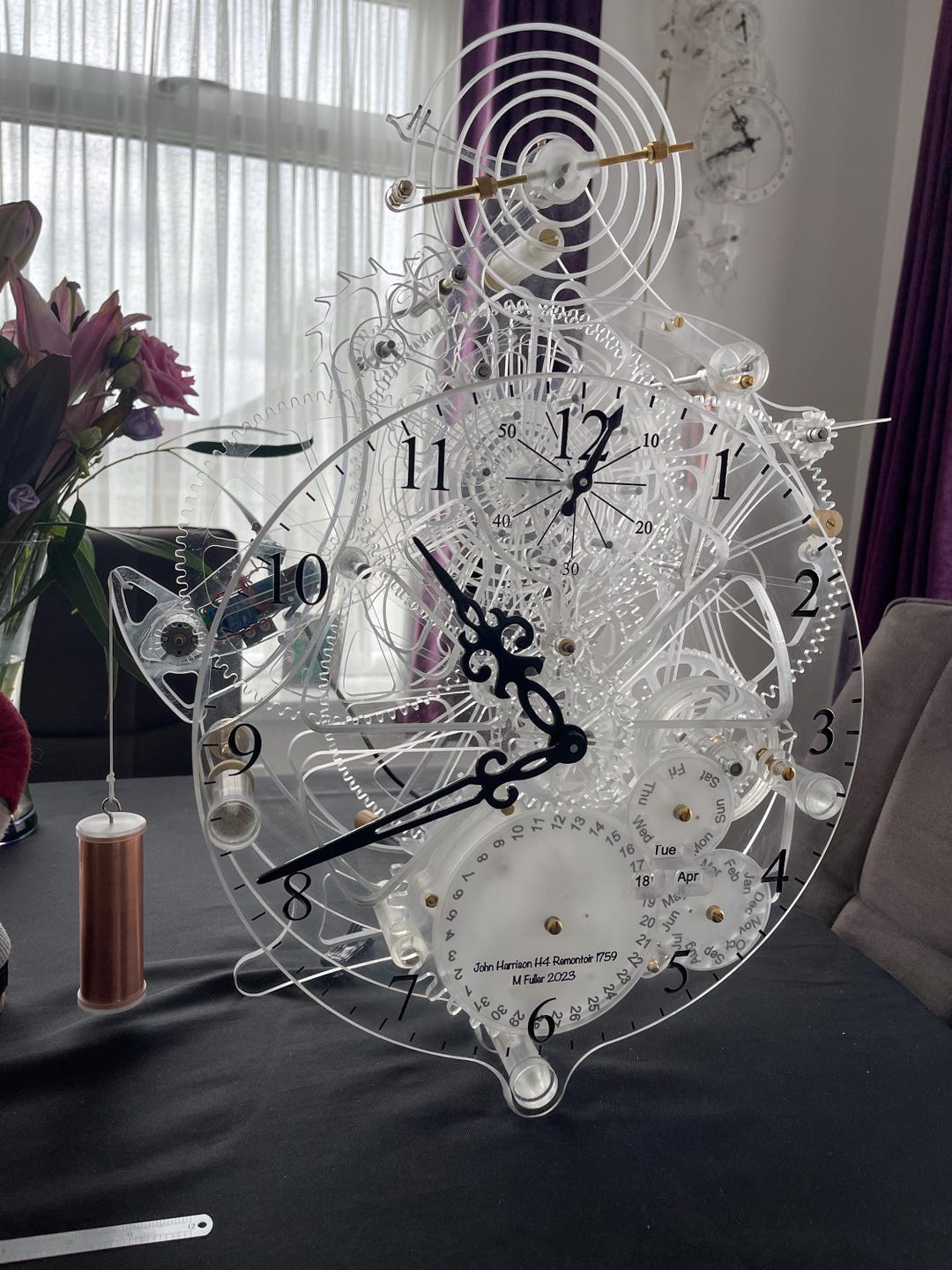 John Harrison H4 Skeleton Clock DXF Files for CNC Router - Etsy Australia