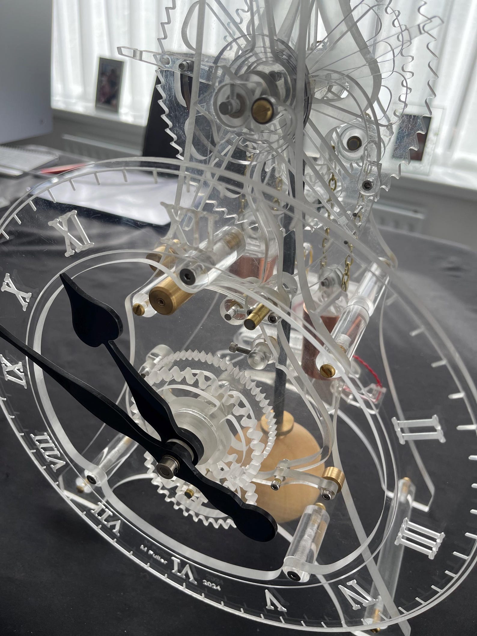 Martin Burgess Sculptural Clock DXF Files for CNC Router - Etsy
