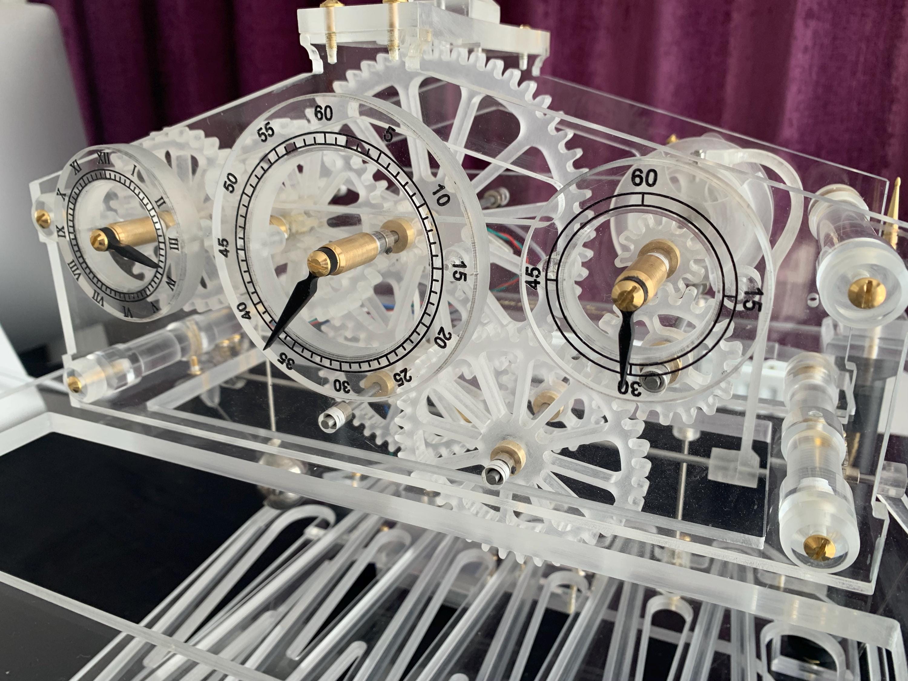 Congreve Skeleton Clock Design Drawings for CNC Router - Etsy