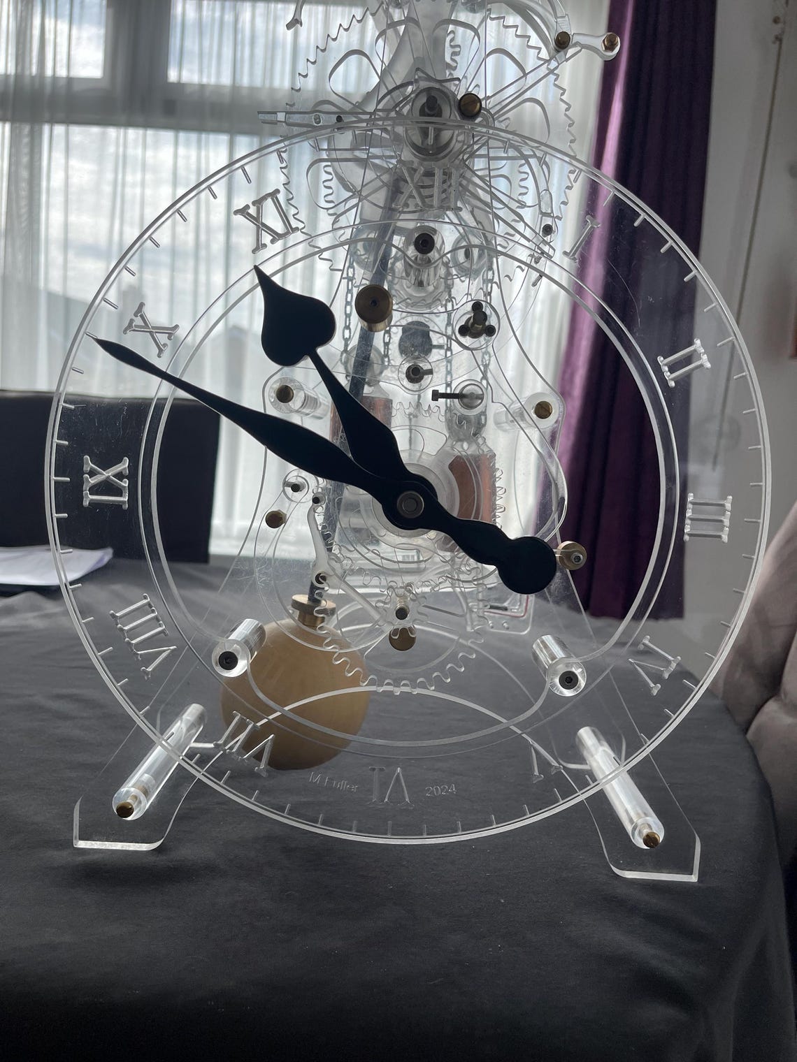 Martin Burgess Sculptural Clock DXF Files for CNC Router - Etsy