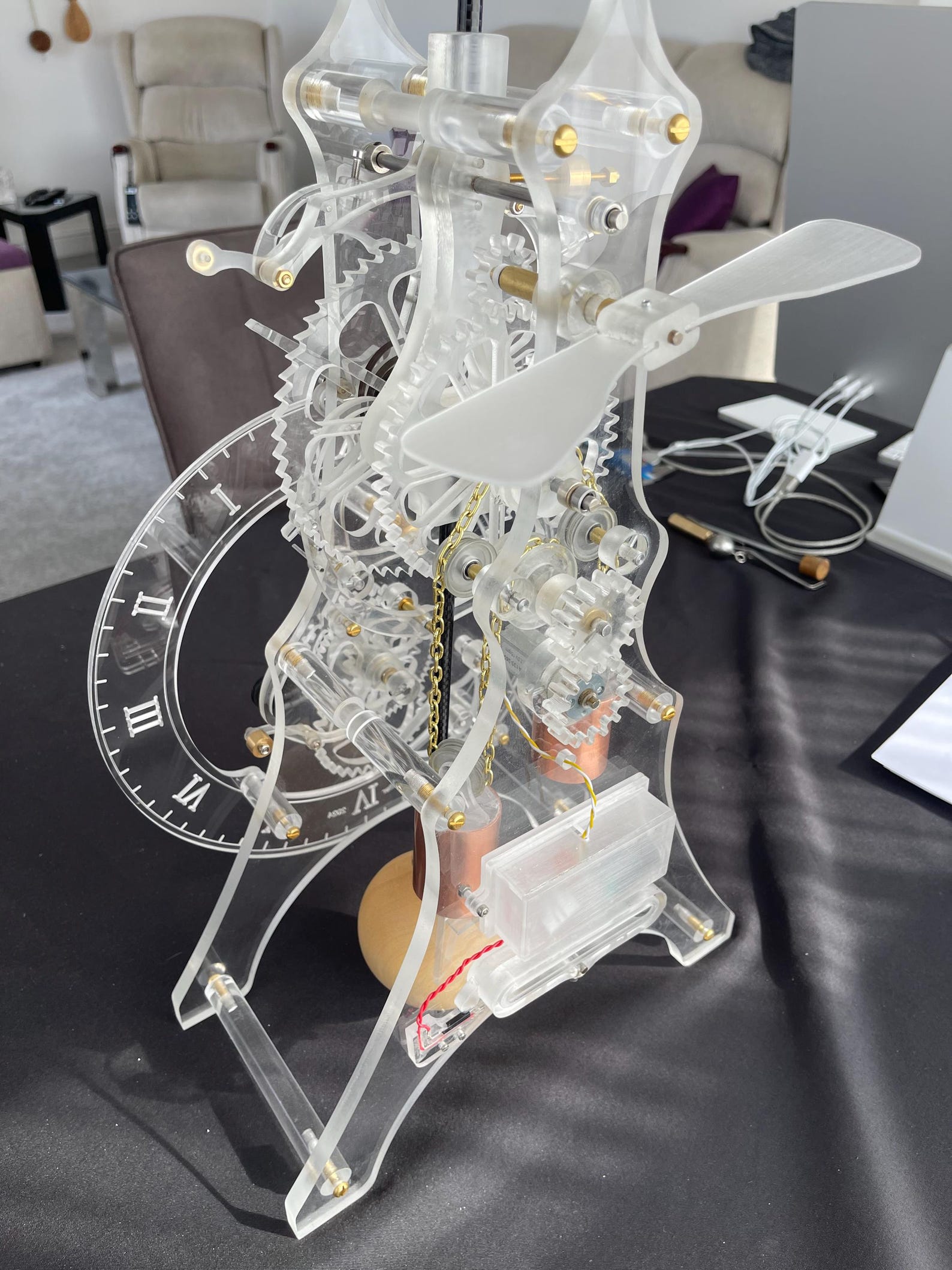 Martin Burgess Sculptural Clock DXF Files for CNC Router - Etsy