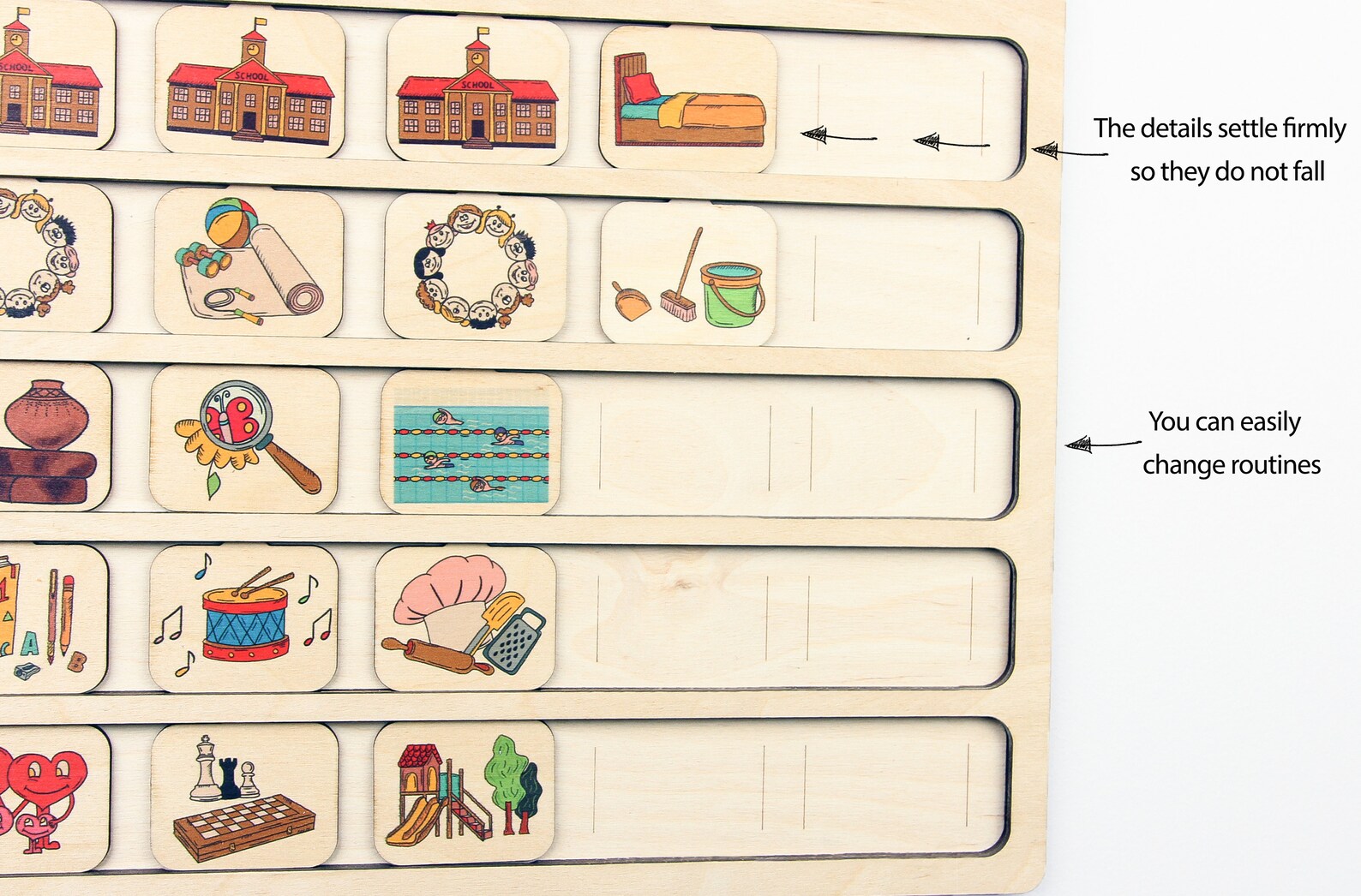 Weekly Routine Tracker Visual Schedule Routine Chart for | Etsy