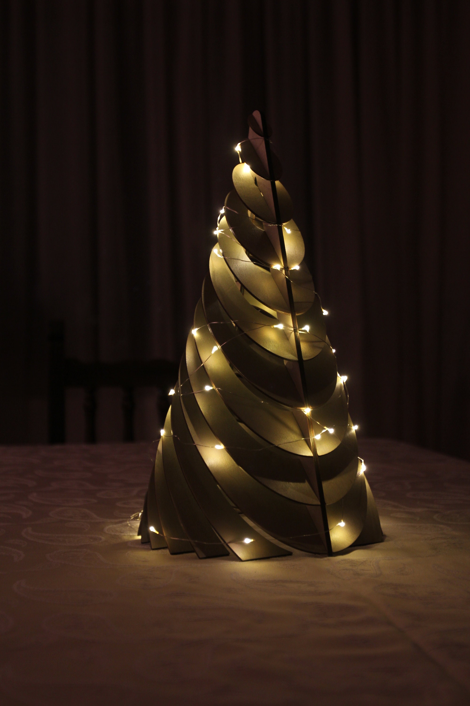 Wooden Christmas Tree Table Top Decoration Large Size: - Etsy UK