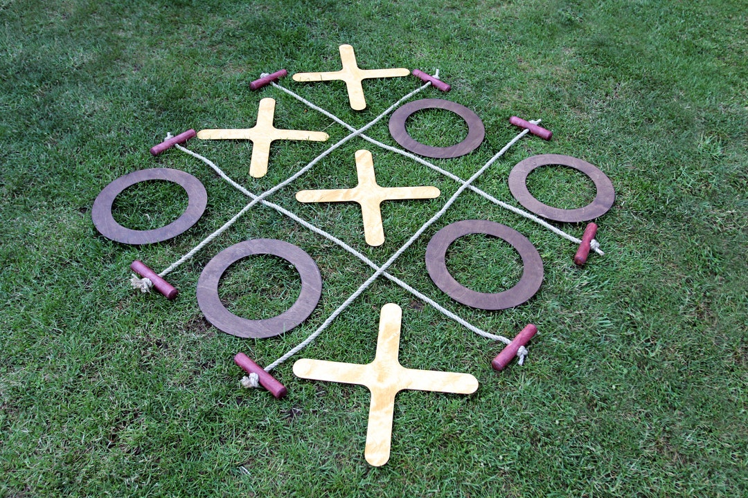 Tic Tac Toe, Yard Game, Kids Game, Wedding Yard Game, Classroom and ...