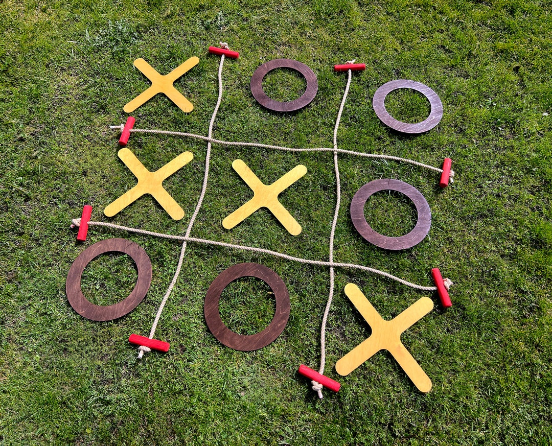 Tic Tac Toe, Yard Game, Kids Game, Wedding Yard Game, Classroom and ...