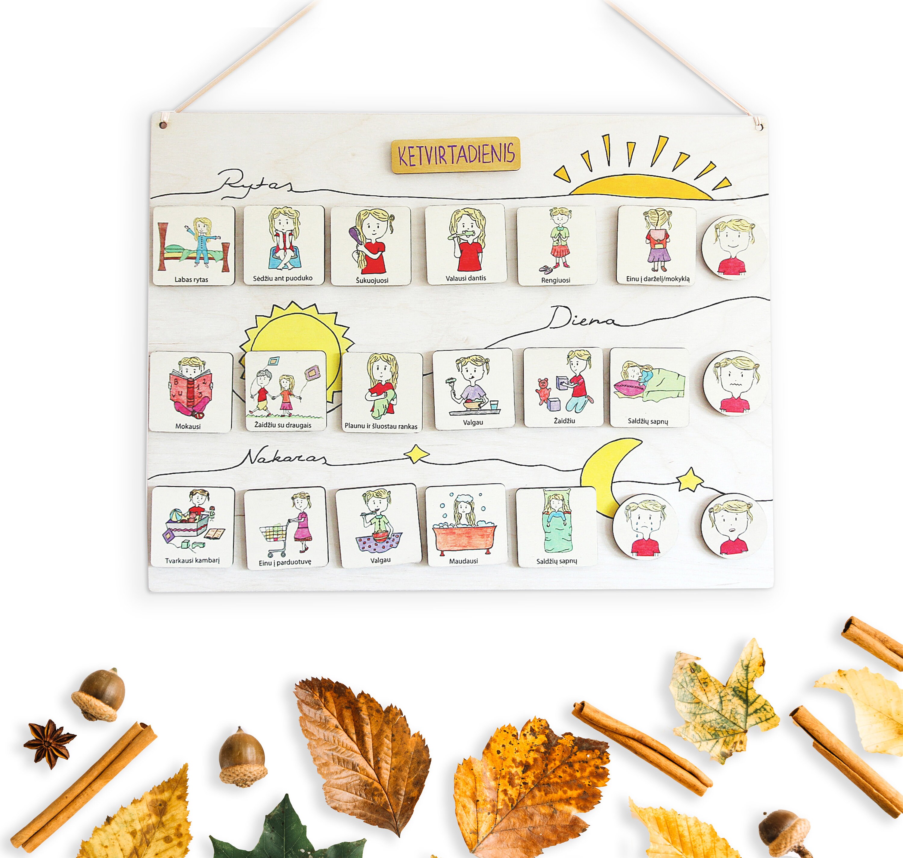 Daily Routine Calendar. - Etsy