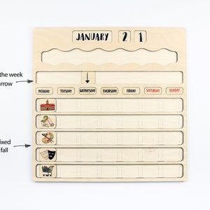 Weekly Routine Tracker, Visual Schedule, Routine Chart for Kids, Daily ...