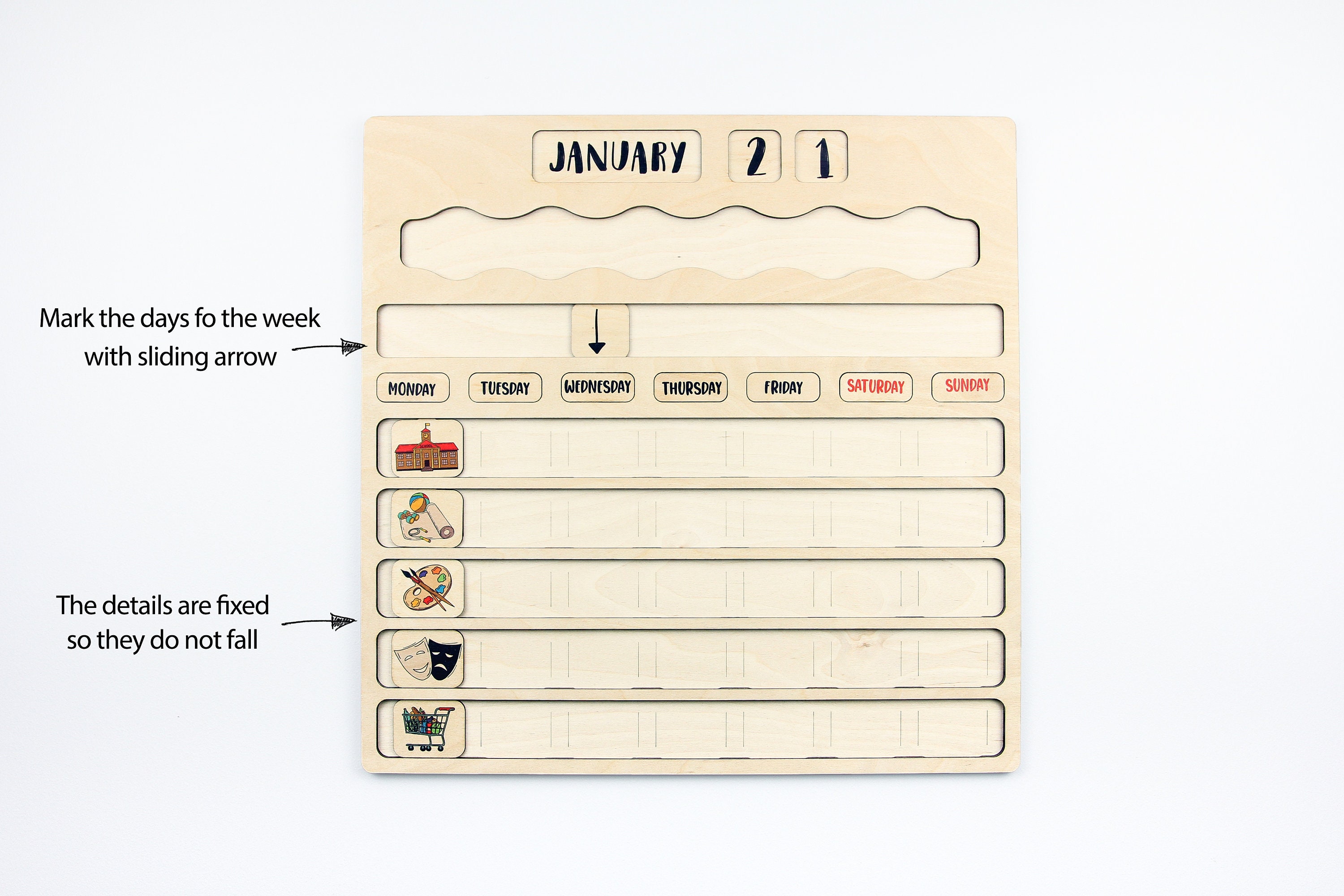 Weekly Routine Tracker Visual Schedule Routine Chart for - Etsy