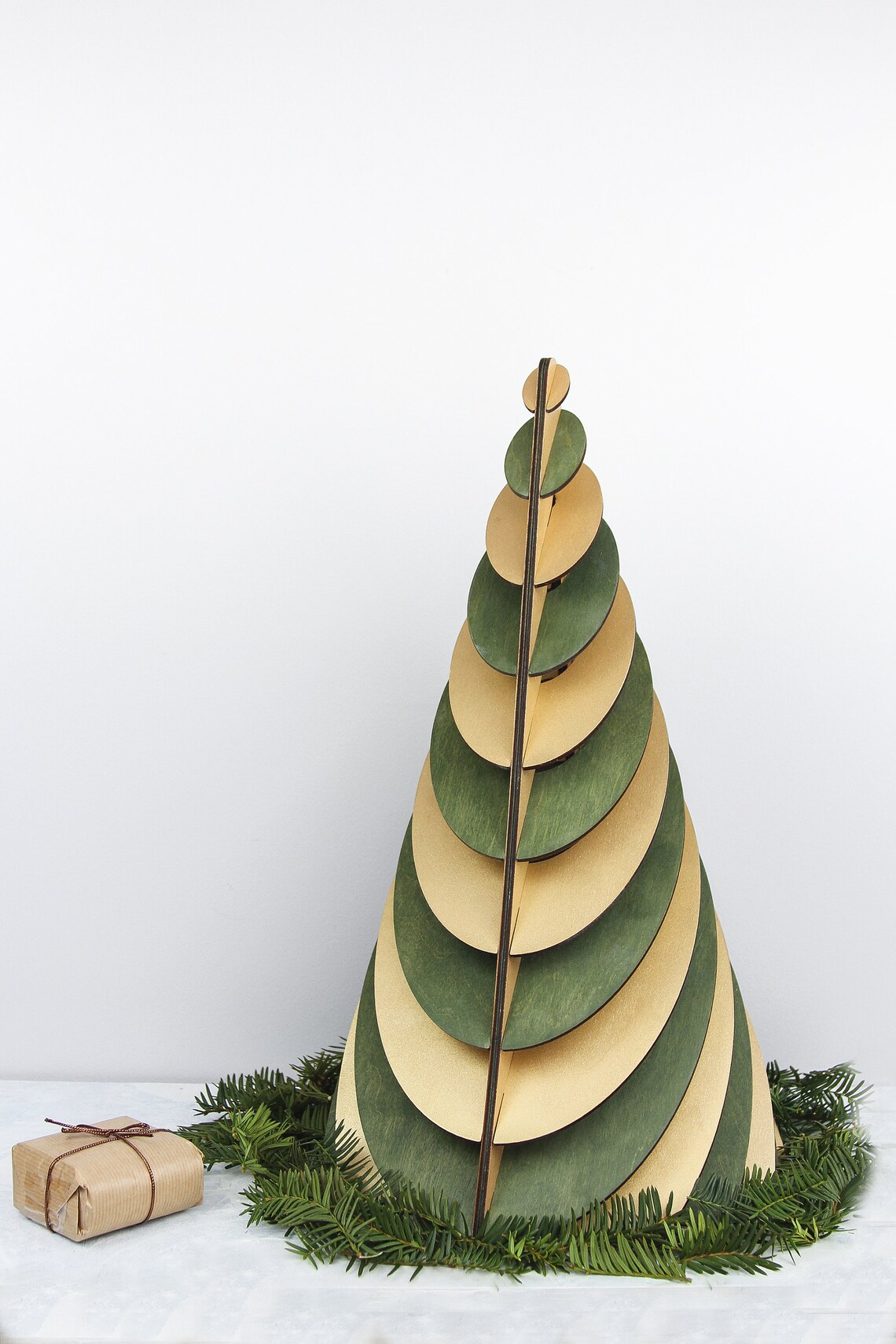 Wooden Christmas Tree Table Top Decoration Large Size: - Etsy UK