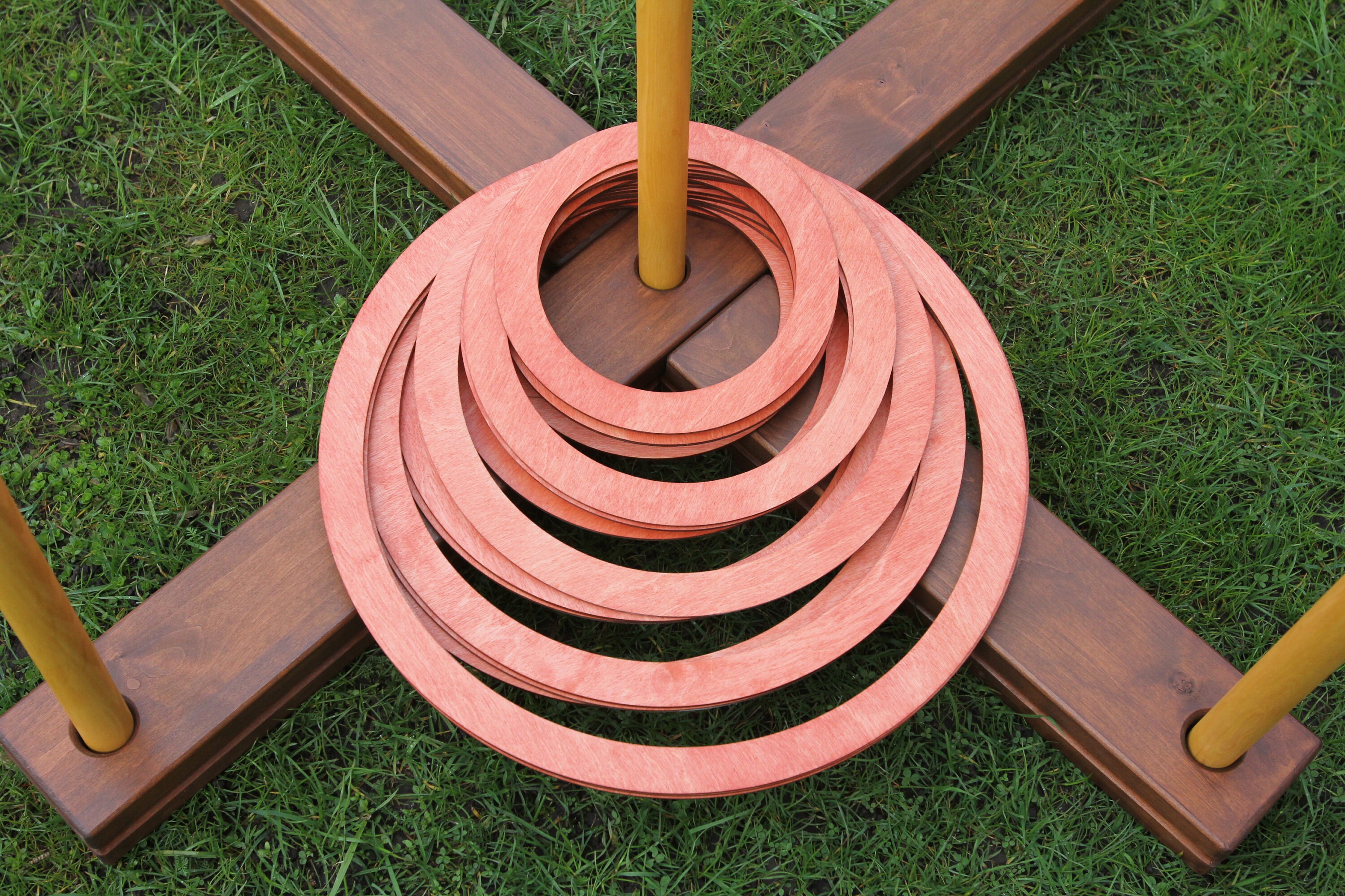 Ring Toss Outdoor Yard With 15 Plywood Rings Wooden Game - Etsy
