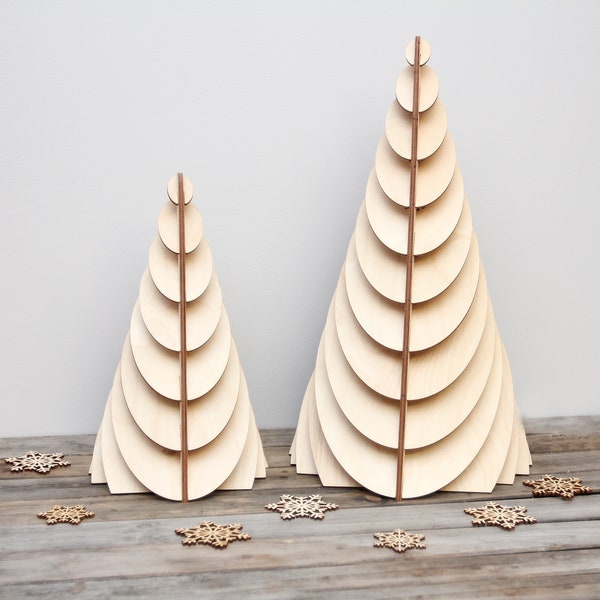 Large Wooden Christmas Tree - Etsy
