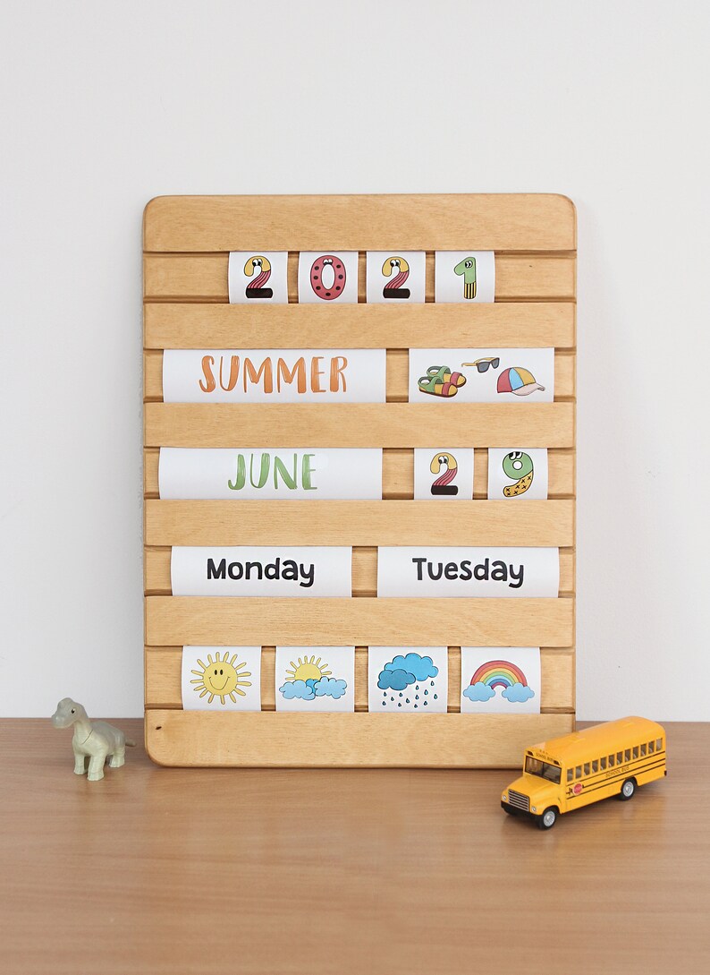 Digital Weather Calendar, Adapted for Wooden Weather Holder Made by ...