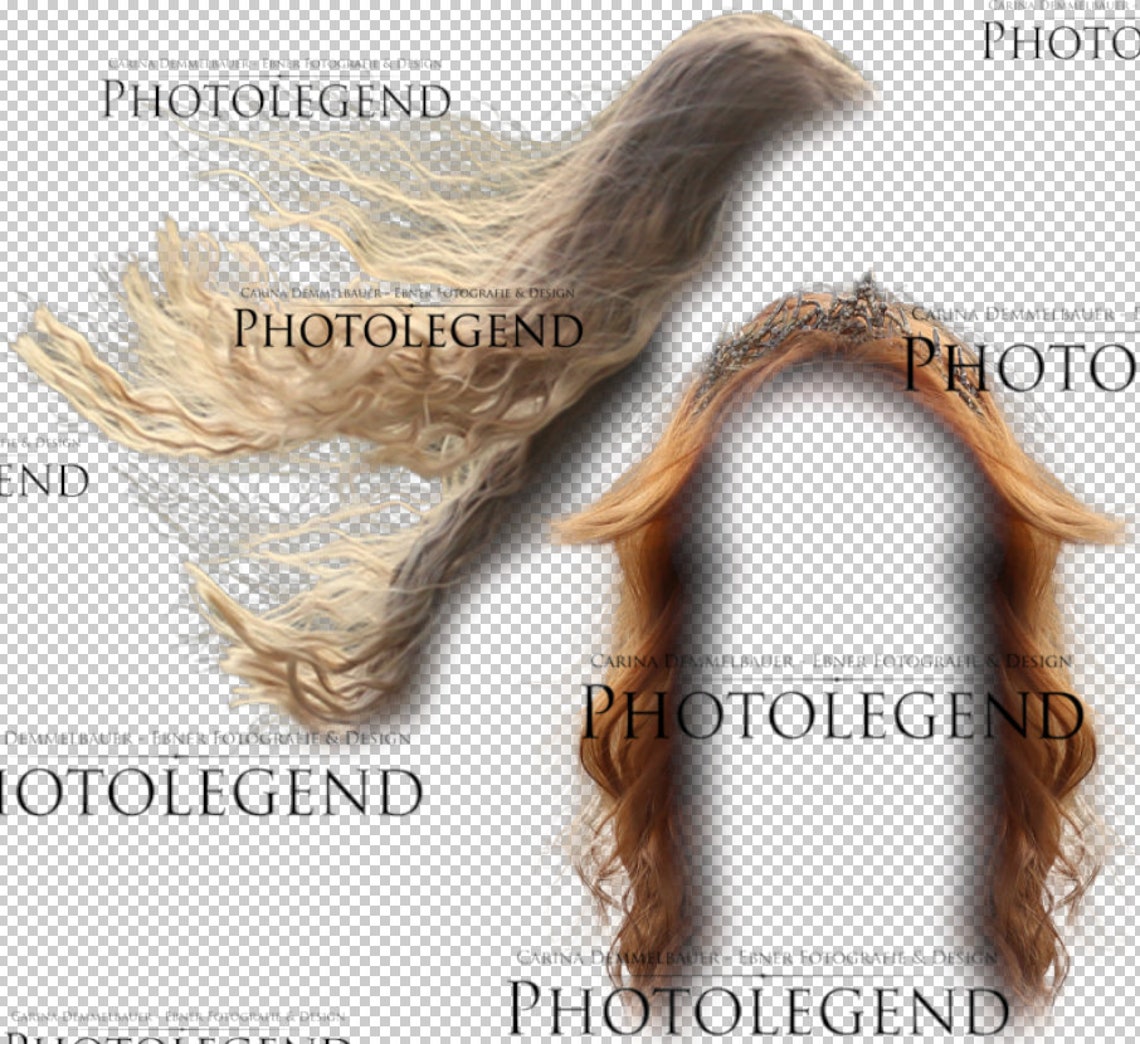 REAL Hair Overlays - Etsy