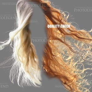 REAL HAIR OVERLAYS Vol. 2 - Etsy