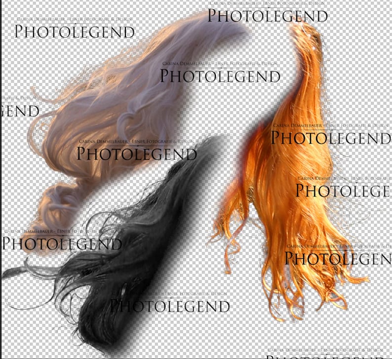 REAL Hair Overlays - Etsy