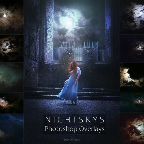Photoshop Overlays Starry Night Photo Overlays Package Stars - Etsy