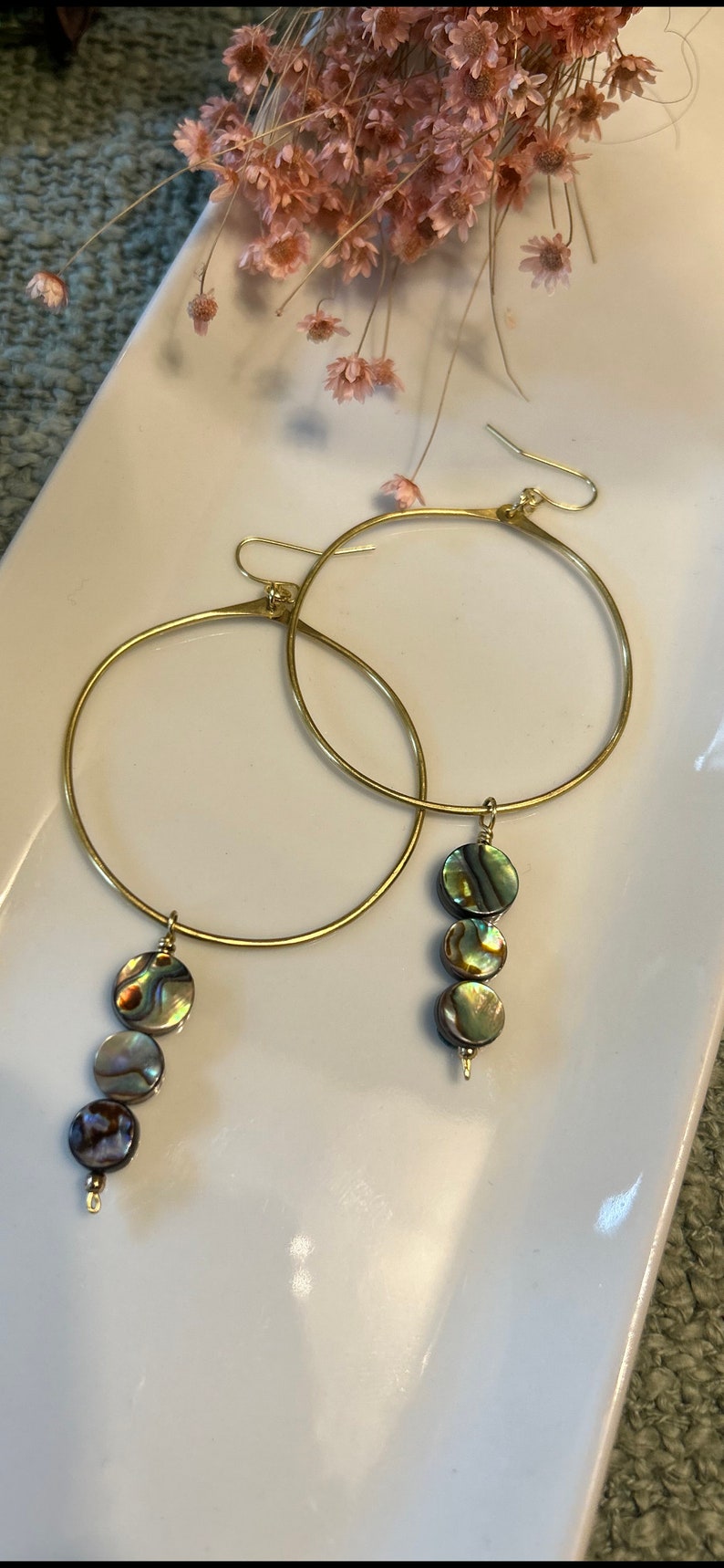 Light Weight Brass Hoops - Etsy