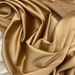 Gold Satin Silk Fabric Silk by the Yard Gold Satin Fabric Pink Silk ...