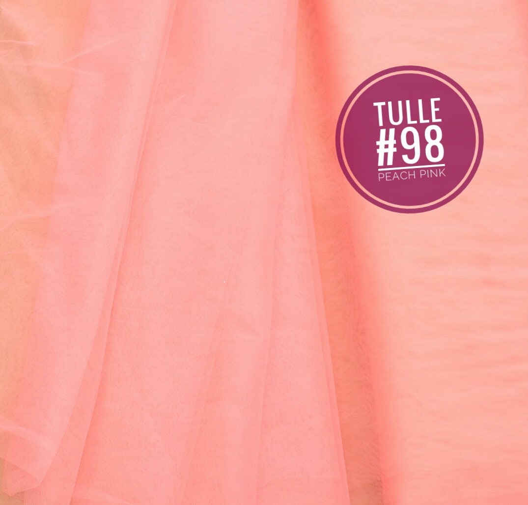 Pink Blush Tulle fabric Wedding Tulle Wholesale Tulle By | Etsy