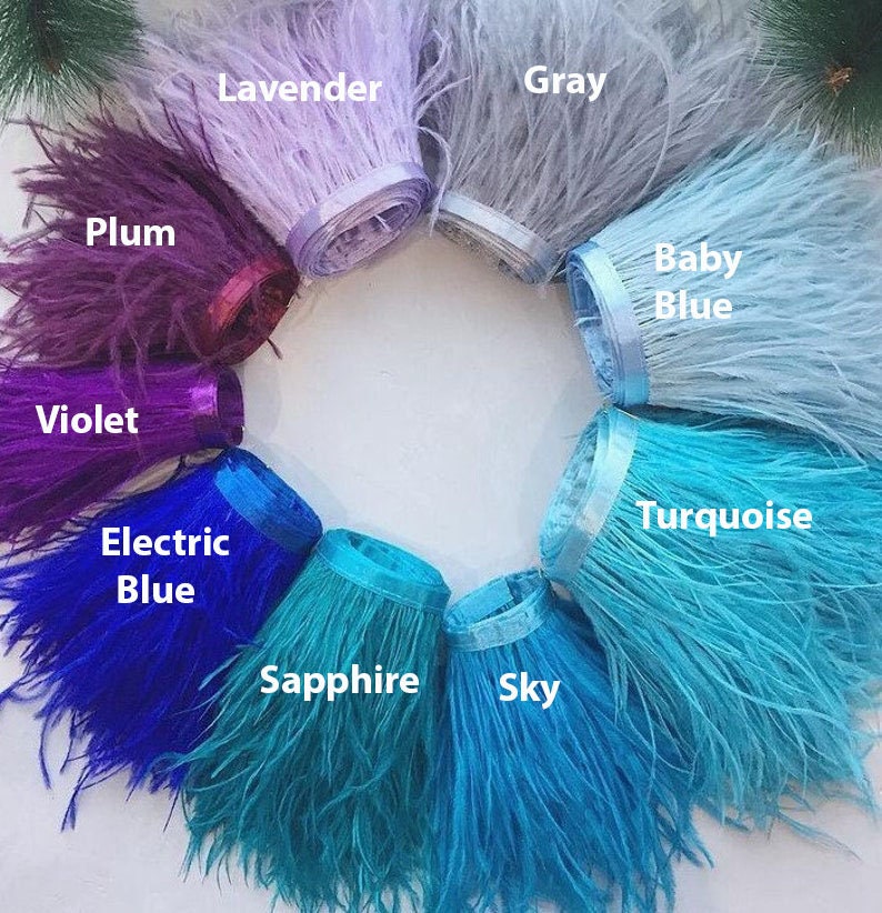 Feathers TRIM Ostrich Feathers Feather Trim Craft Feathers - Etsy