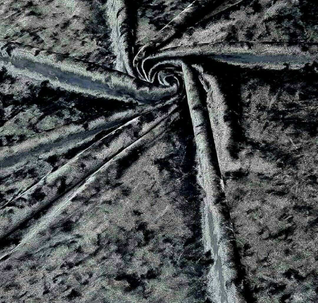 Grey Stretch Velvet Fabric Soft Plush - Wedding Velvet - Wholesale ...