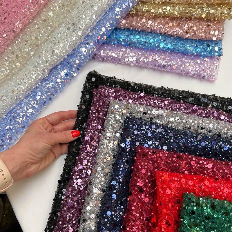 Glitter Sequin Tulle Roll - Etsy