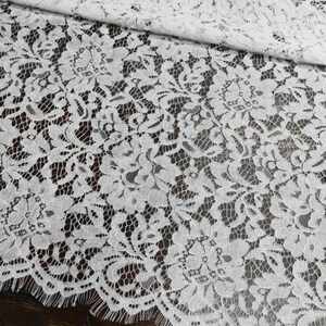 Black Guipure Luxury Lace Floral Fabric Wedding Guipure Lace Fabric ...