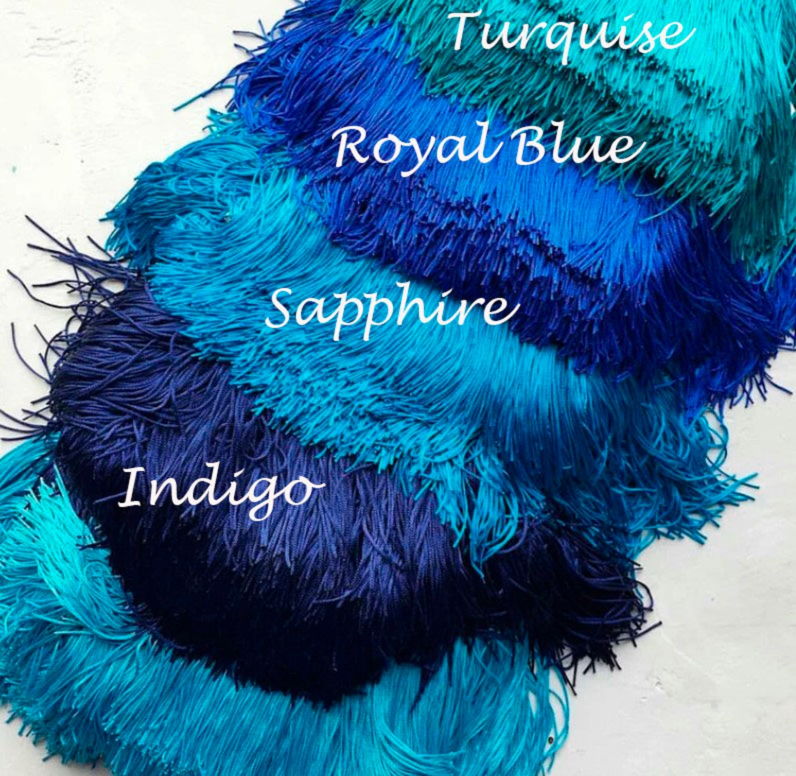 Fringe Trim 6'' Inch Long Fringe - Long Fringe Fringe Trimming by the ...
