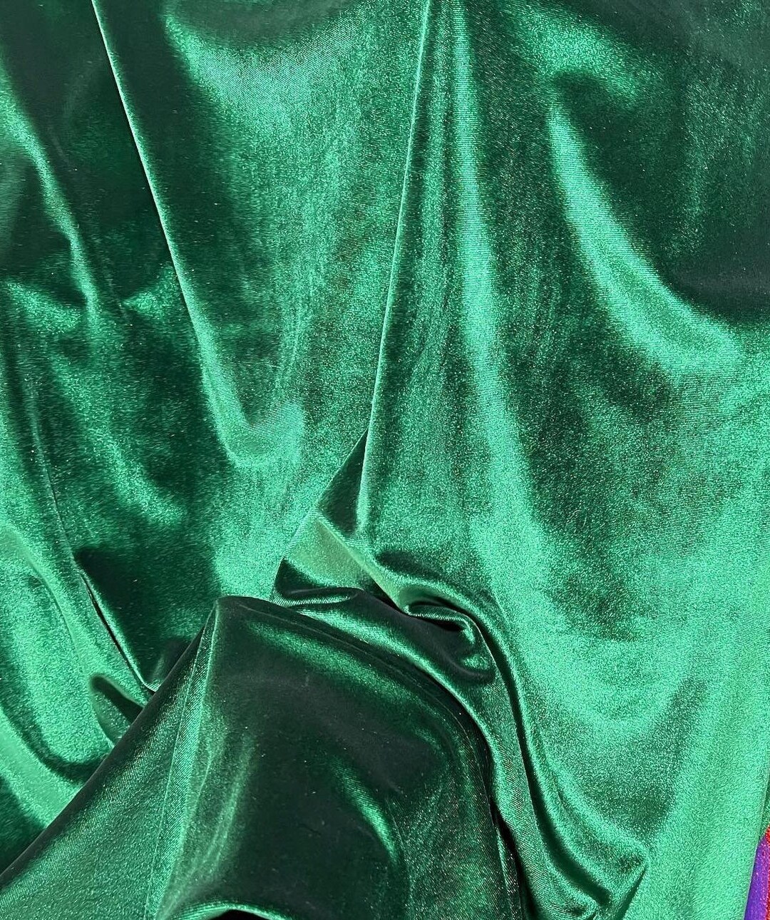 Green Stretch Velvet Fabric Soft Plush - Wedding Velvet - Wholesale ...