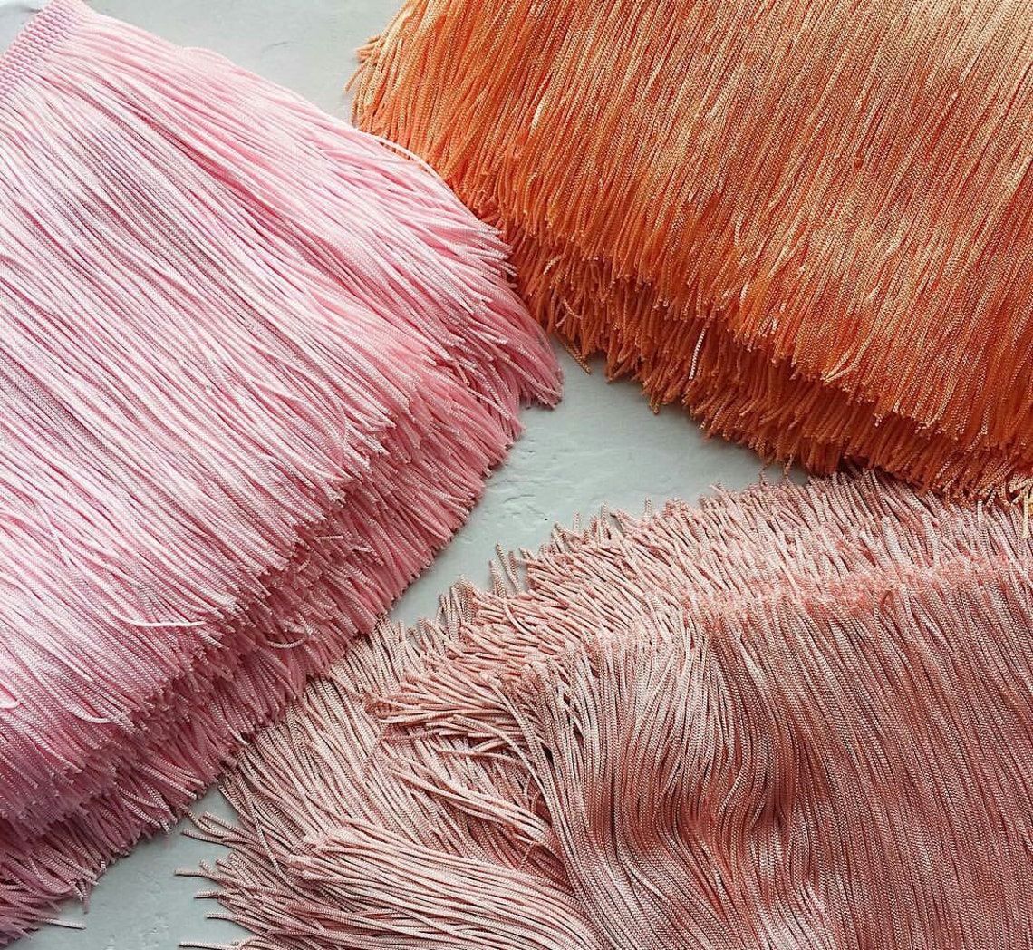 Fringe Trim 6'' Inch Long Fringe Long Fringe Fringe | Etsy