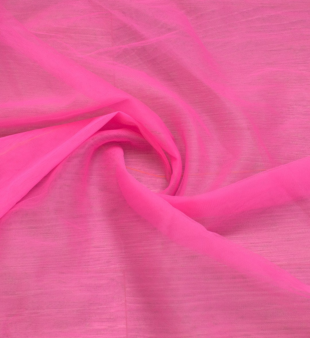 T124 - Neon Pink Tulle Fabric - Wedding Tulle - Wholesale Tulle by the ...