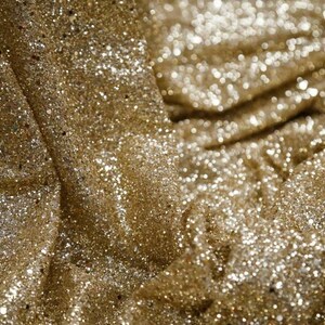Gold Glitter Fabric Milada Gold Glued Glitter Black Glitter Fabric ...