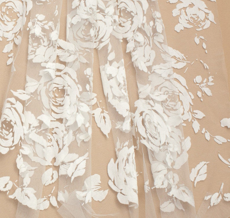 Blush Tulle With Roses Tulle With Velvet Roses Wedding - Etsy