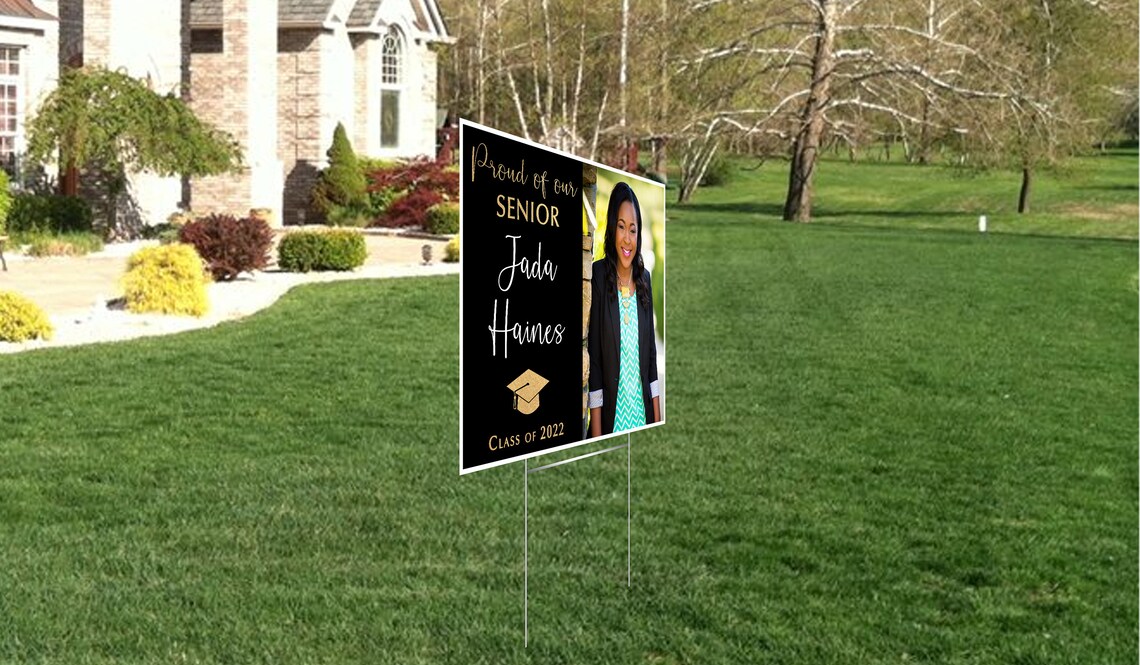 Proud of Our Senior Custom Yard Sign Graduation Class of - Etsy