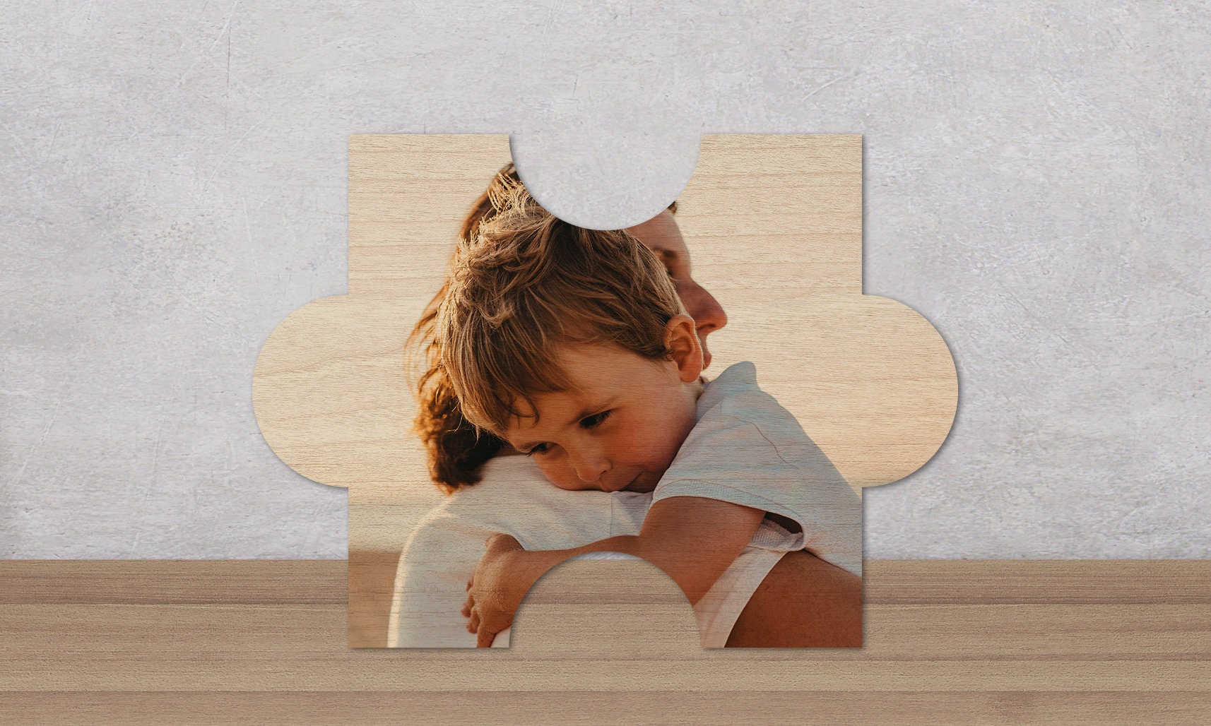 Custom Photo on Wood Puzzle Piece Tile Laser Cut Wood - Etsy