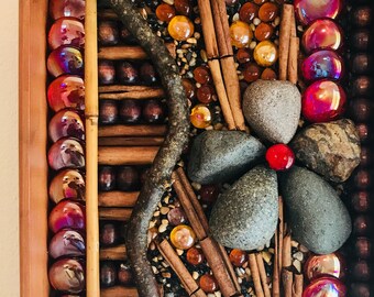 Rock & Glass Shadow Box | Etsy