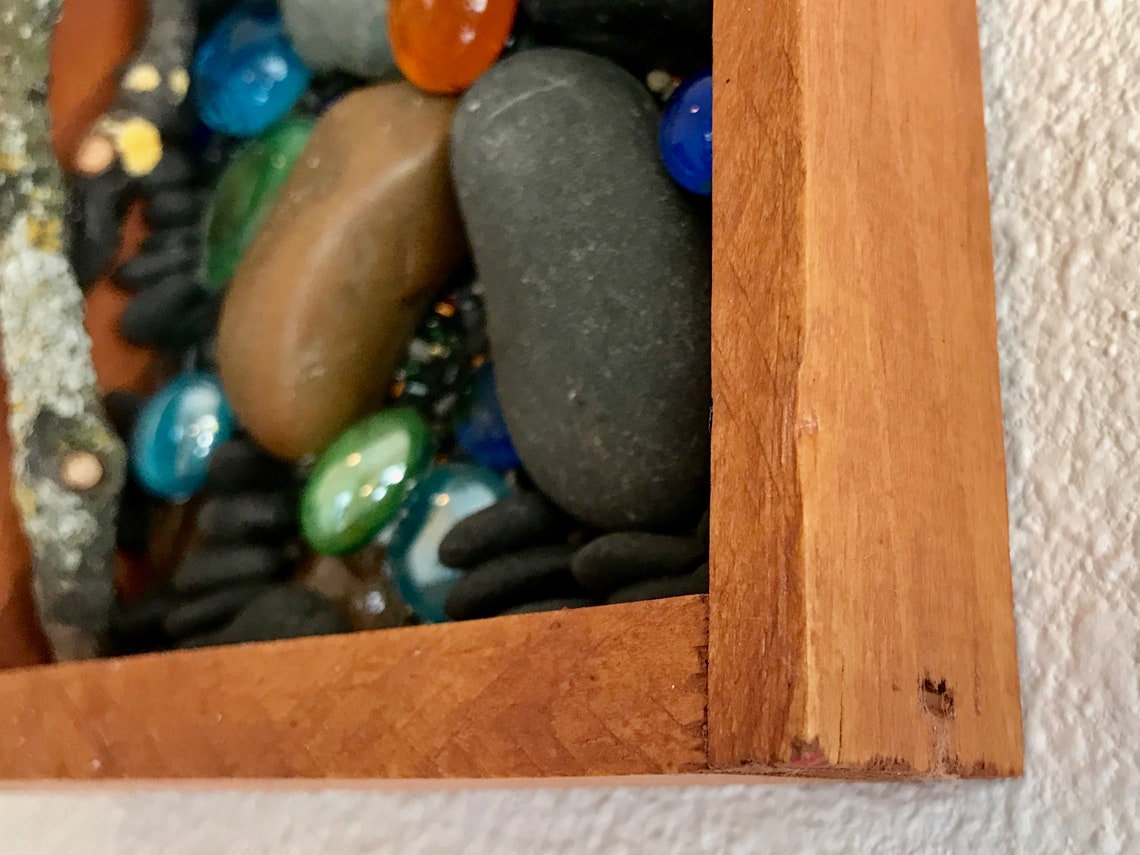 Rock & Glass Shadow Box - Etsy