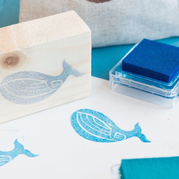 Whale Rubber Stamp - Etsy