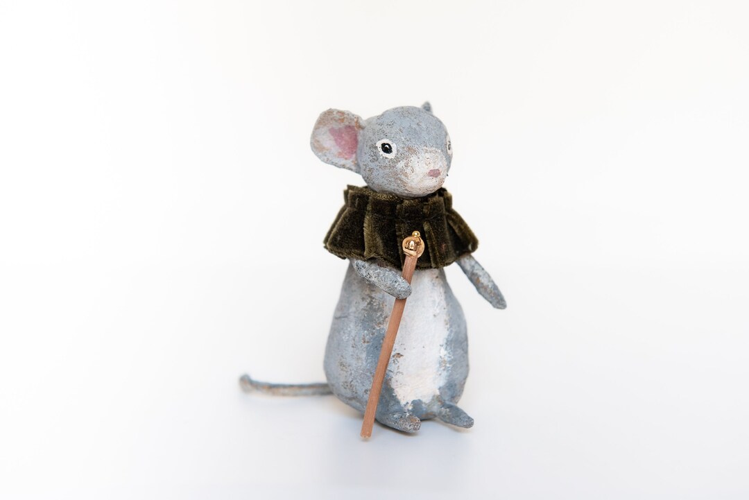 Cotton Wool Mouse, Small Decorative Mouse, Cotton Yarn Decoration ...