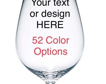 Glass with words | Etsy
